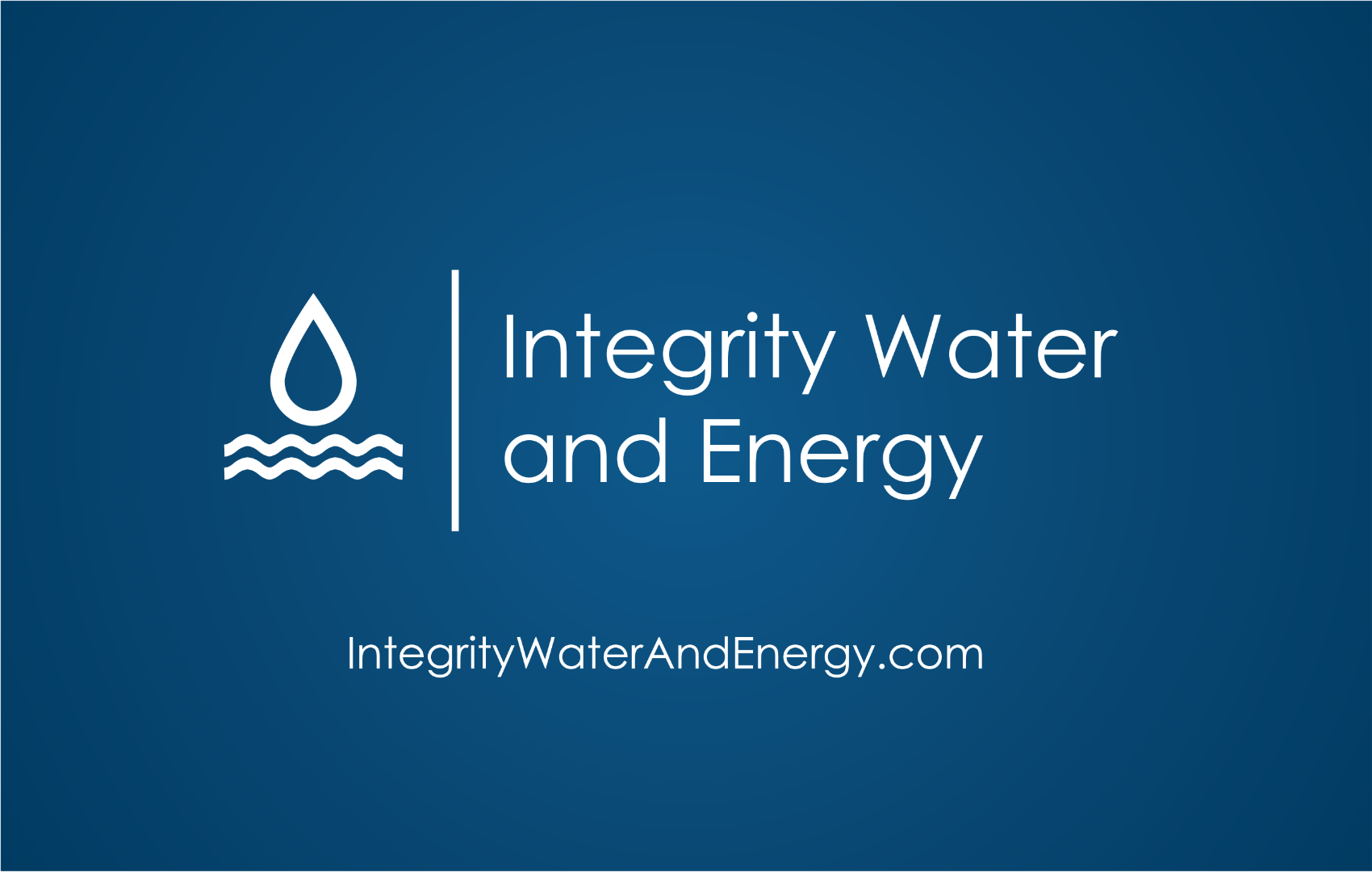 Integrity Water and Energy - Home
